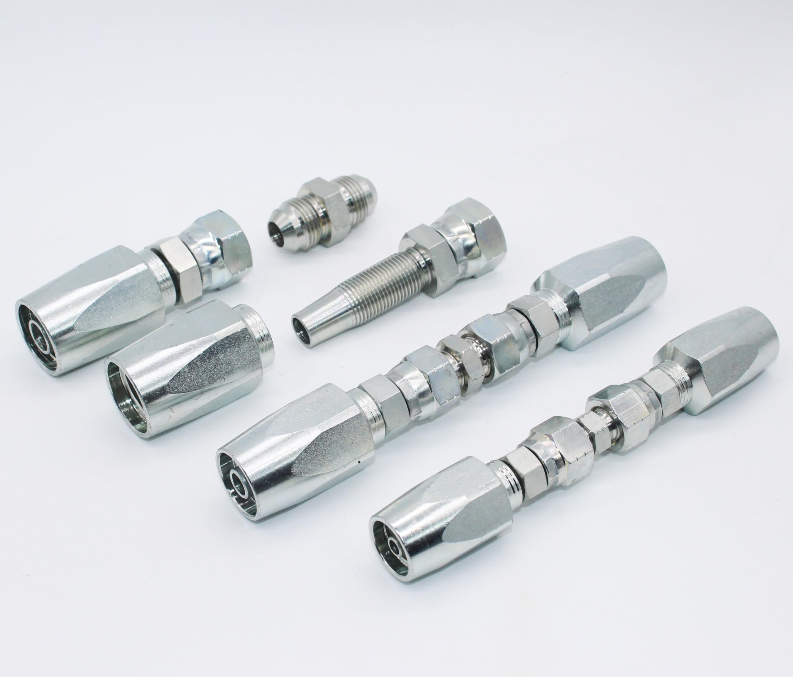 Amazon.com: 3 PCS Hydraulic Reusable Hose Fitting Hose Repair Kit JIC ...