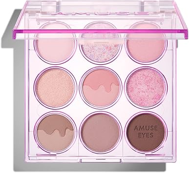 Amazon | 【AMUSE公式】アイカラーパレット/アイシャドウ/アイパレット/イエベ/ブルベ/ピンクメイク (02 クールローズ) | AMUSE | アイシャドウ 通販