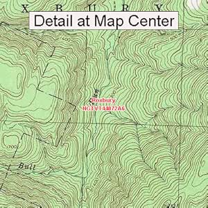 Amazon.com : USGS Topographic Quadrangle Map - Roxbury, Vermont (Folded ...