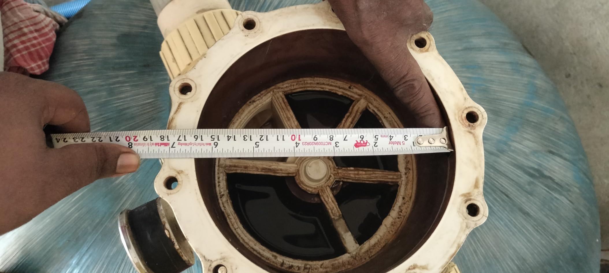 POOLTOOL Swimming Pool Multi Port Valve 1.5 inch Gasket, Top Mount Side ...