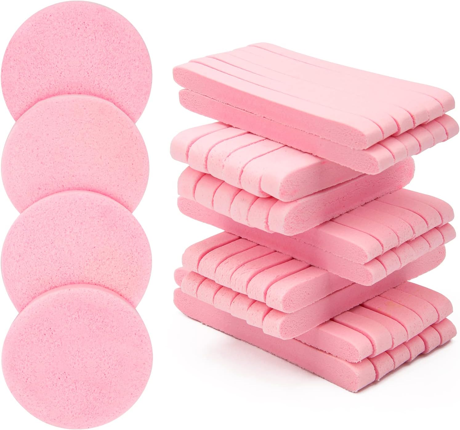 Amazon.com : 120 Pcs Facial Sponge Compressed, Luxiv Face Cleansing ...
