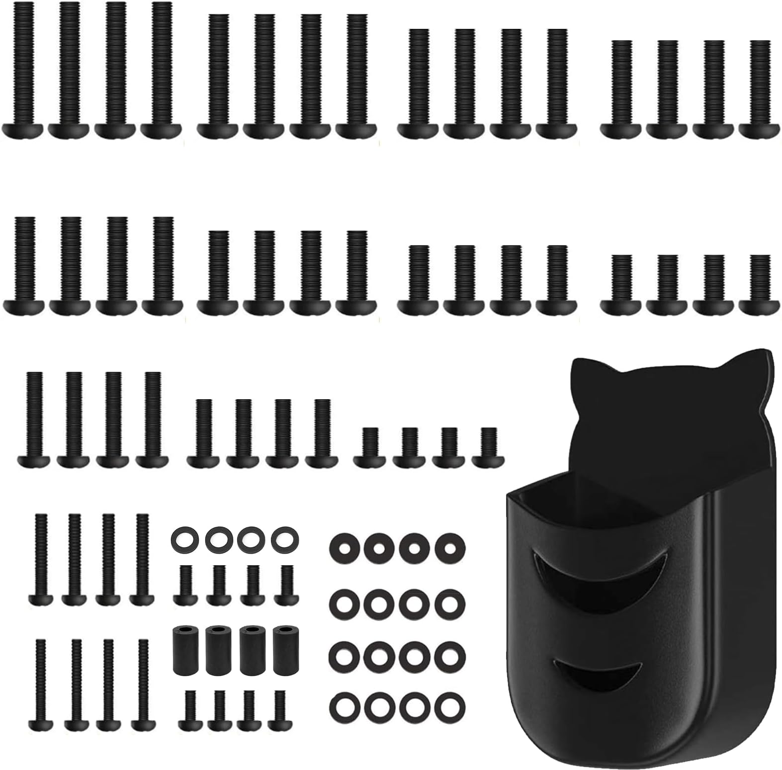 Universal TV Mounting Hardware Kit Includes M4, M5, M6, M8 TV Screws ...
