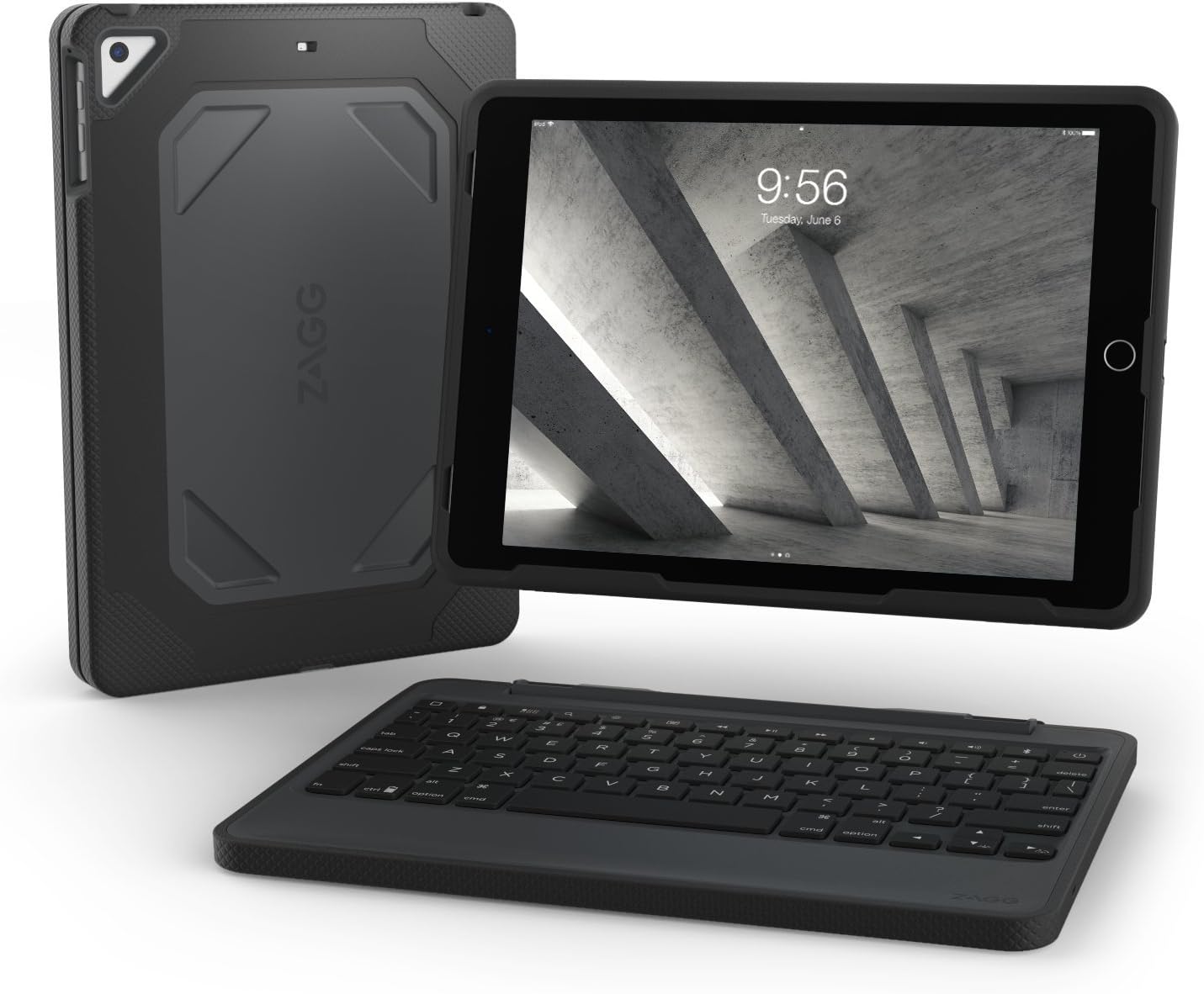 Amazon.com: ZAGG Rugged Book - Durable Case and Bluetooth Keyboard for ...