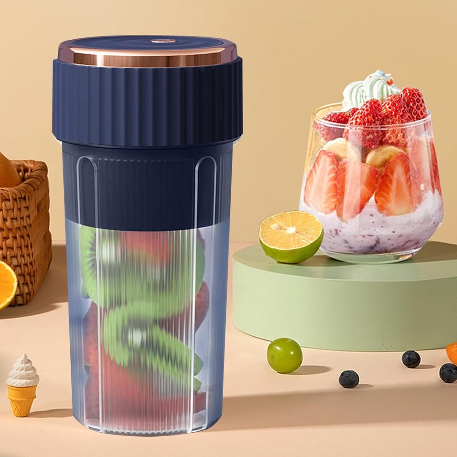 Amazon.com: Portable Fruits Mix Machine Chargeable Blenders, Sports ...
