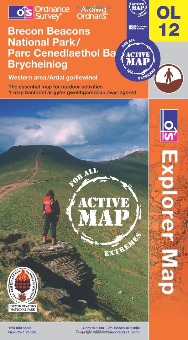 Brecon Beacons National Park - Western & Central Areas (OS Explorer Map ...