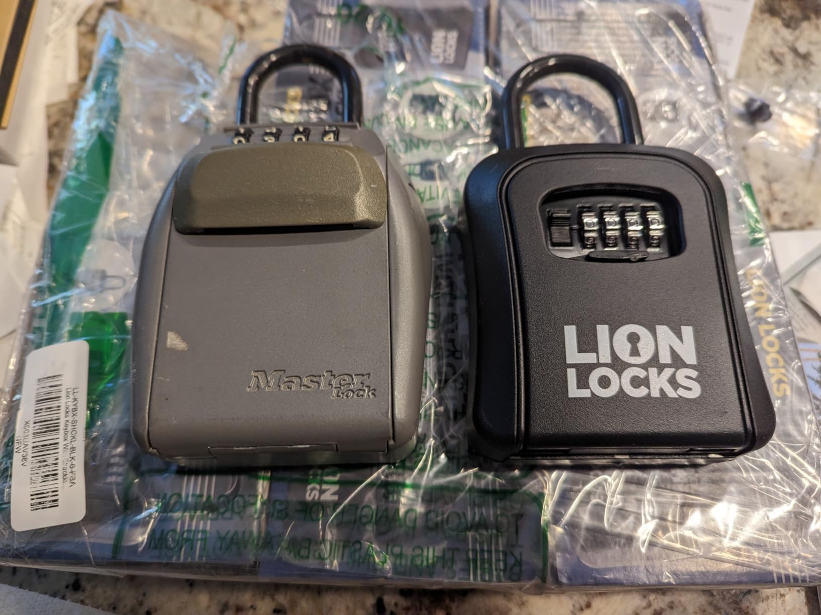 Lock Box for Keys - Lockbox for House Key, Lock Box with Combination ...