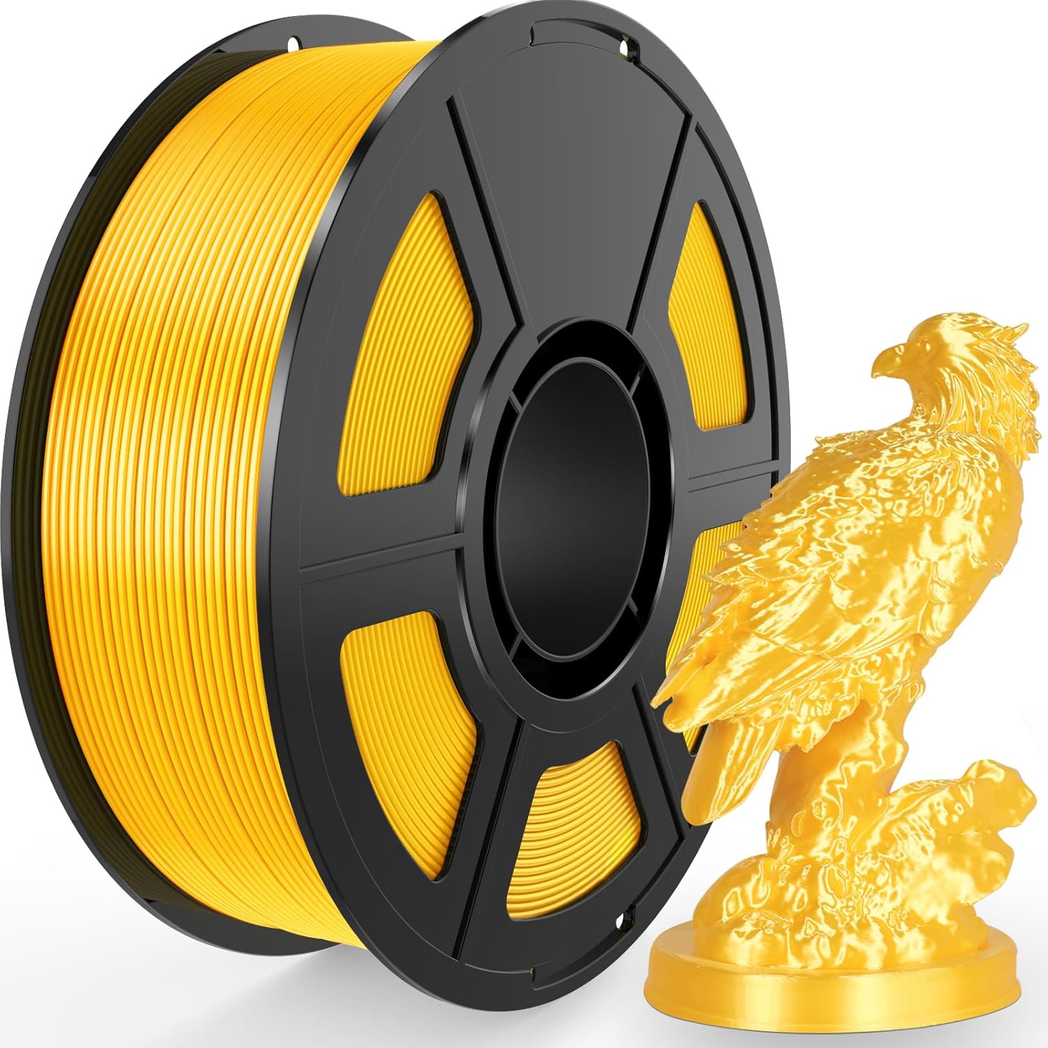 Amazon.com: Amoybaby Silk Bright Gold PLA Filament 1.75mm, Shiny Silk ...