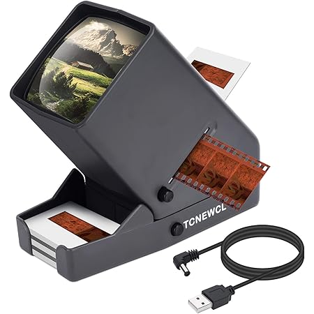 Amazon.com: Slide Viewer, 3X Magnification and LED Lighted Illuminated ...