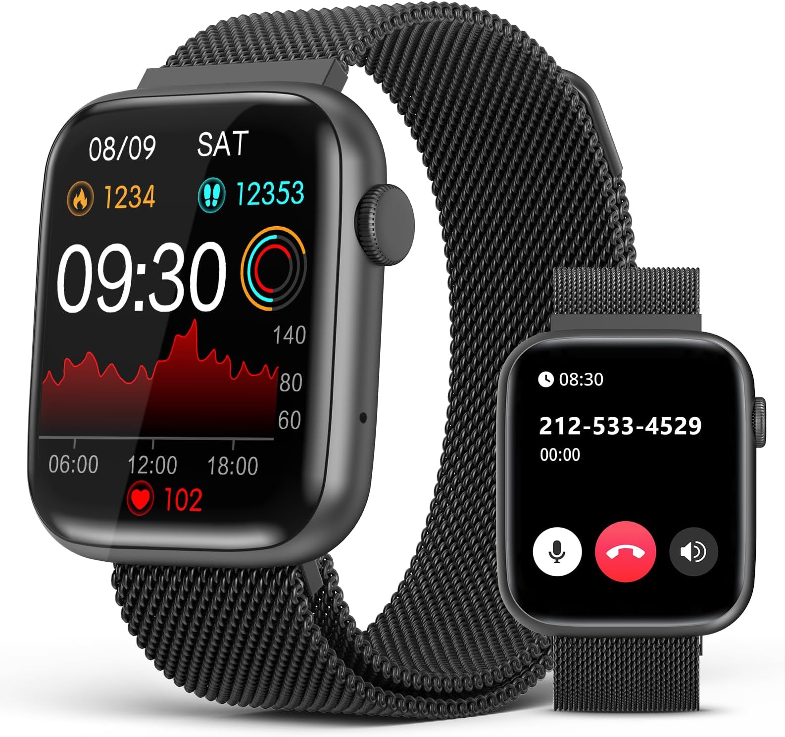 Amazon.com: QXQ Smart Watch (Answer/Make Call), 1.91" HD OGS Full Touch ...