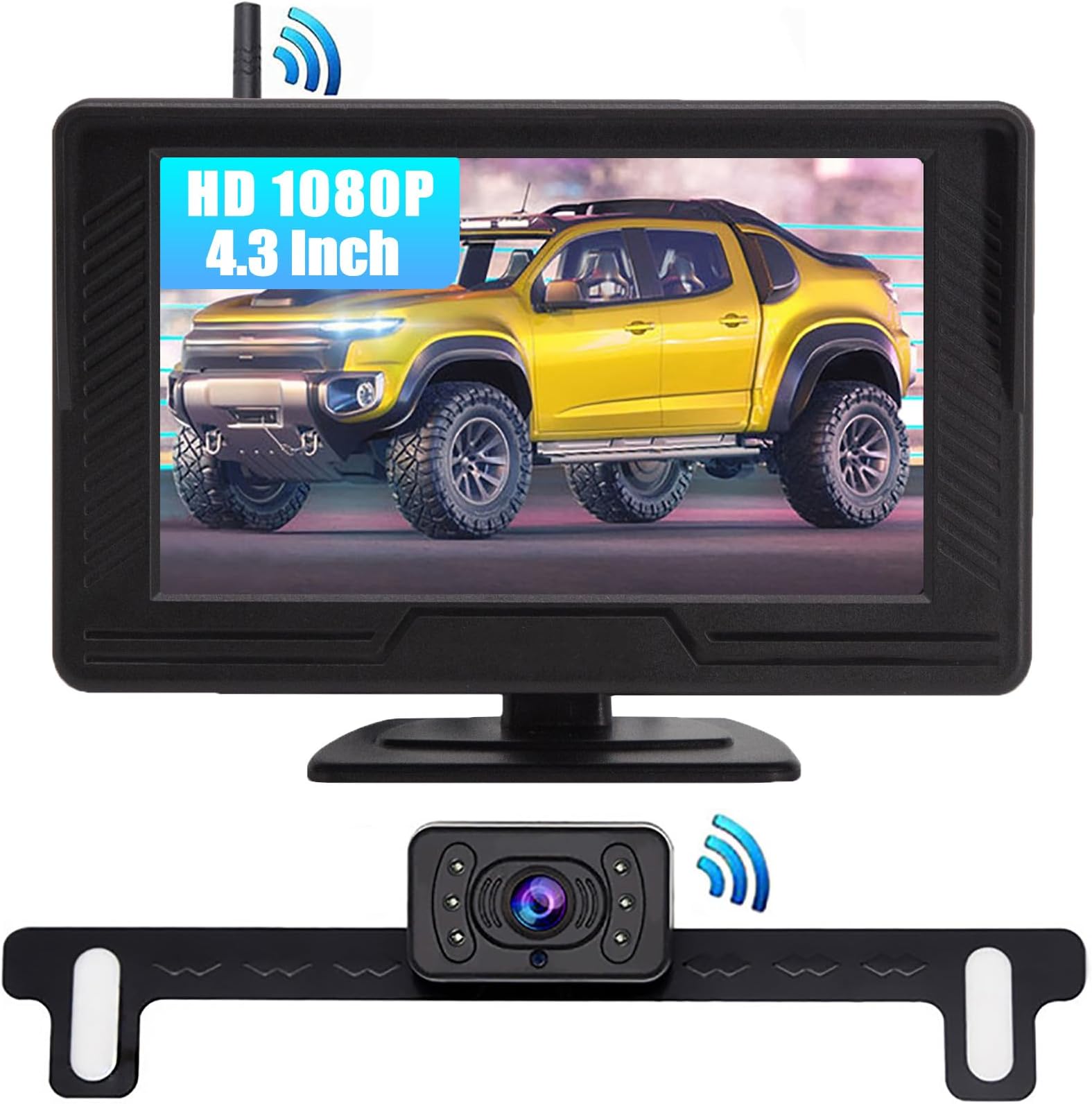 Amazon.com: 5 Inch Wireless Backup Camera Kit with Digital Signal ...