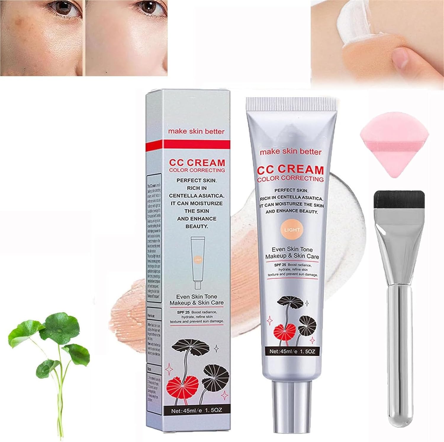Caiucoco CC Cream, Korean Color Changing CC Cream, CC Cream Color ...