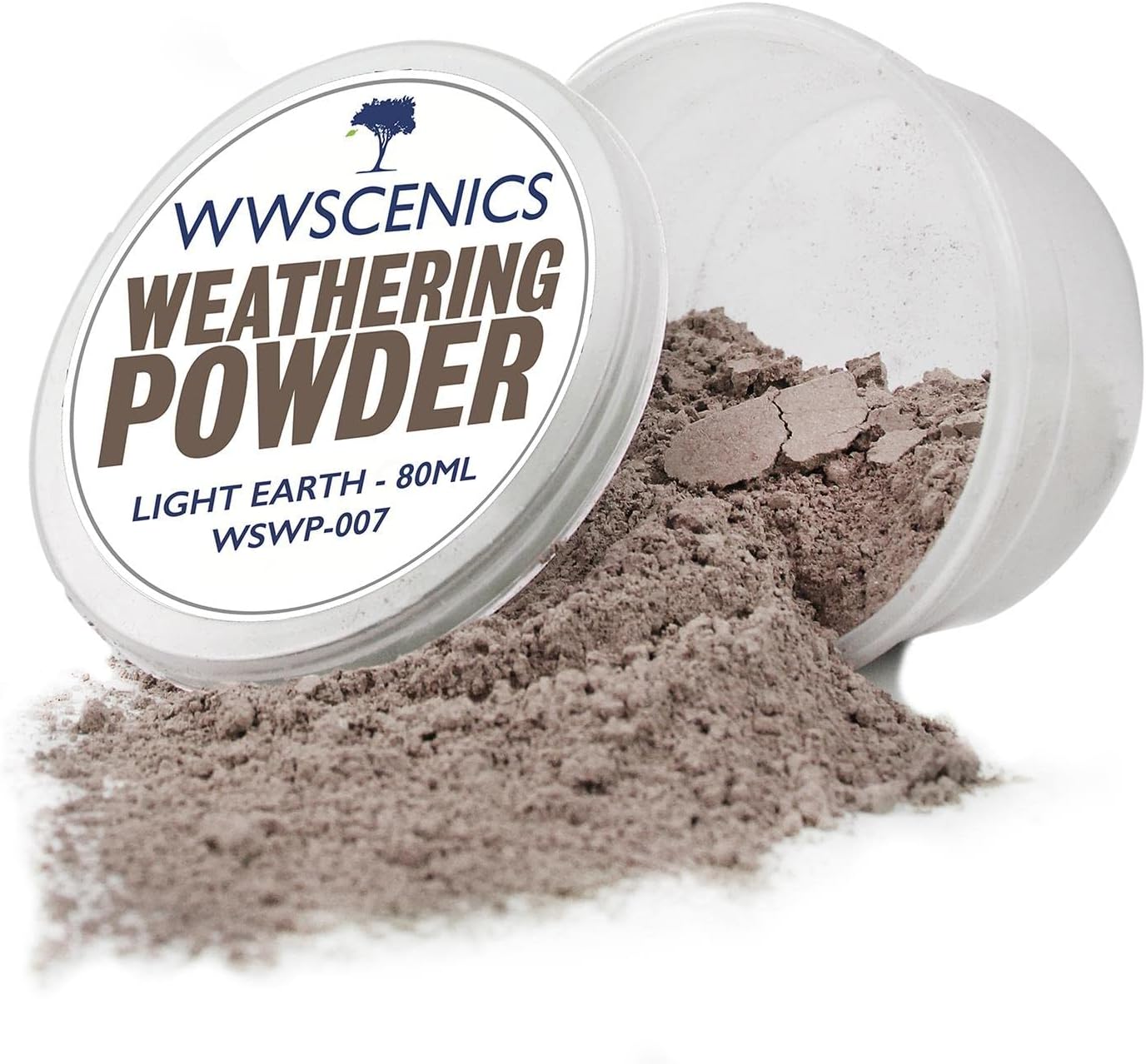 Amazon.com: WWS War World Scenics Light Earth Weathering Powder - 80ml ...