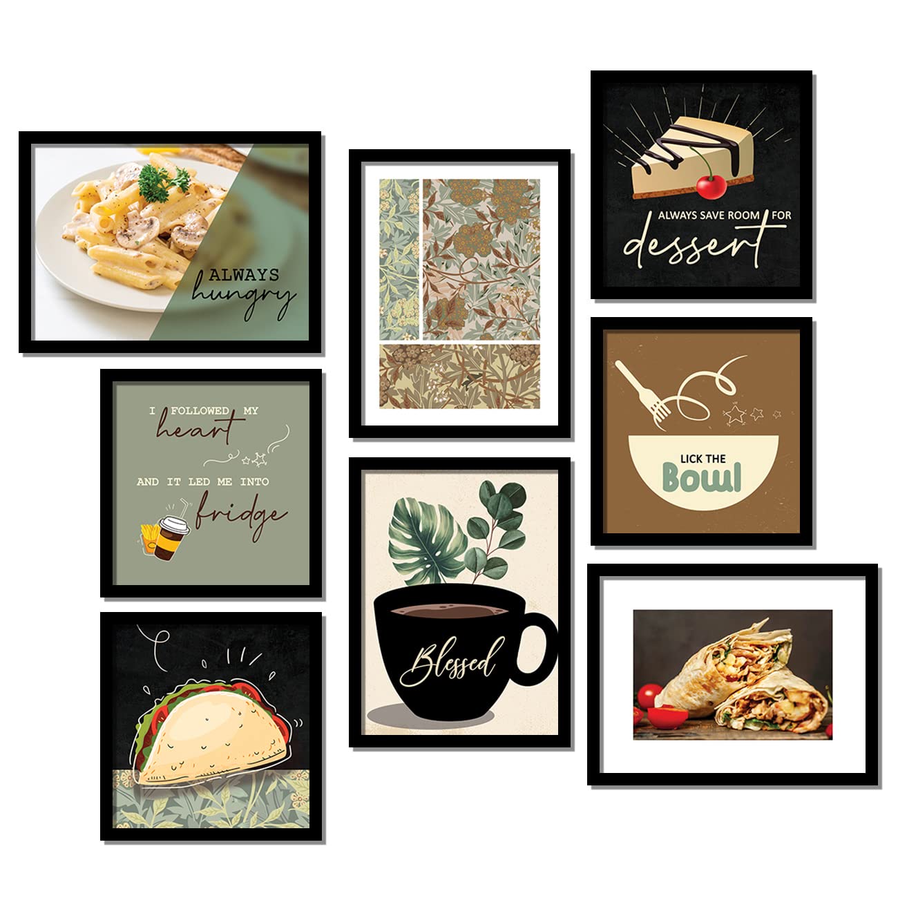 kotart - Restaurant Quotes Wall Posters With Frame - Framed Posters For ...