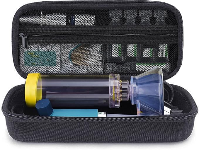 Amazon.com: Travel Carrying Case for Asthma Inhaler Spacer & Kids and ...