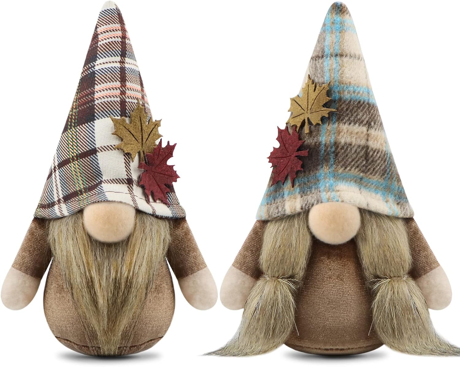 Amazon.com: Gehydy Set of 2 Fall Gnomes Decorations Thankgiving 3D ...