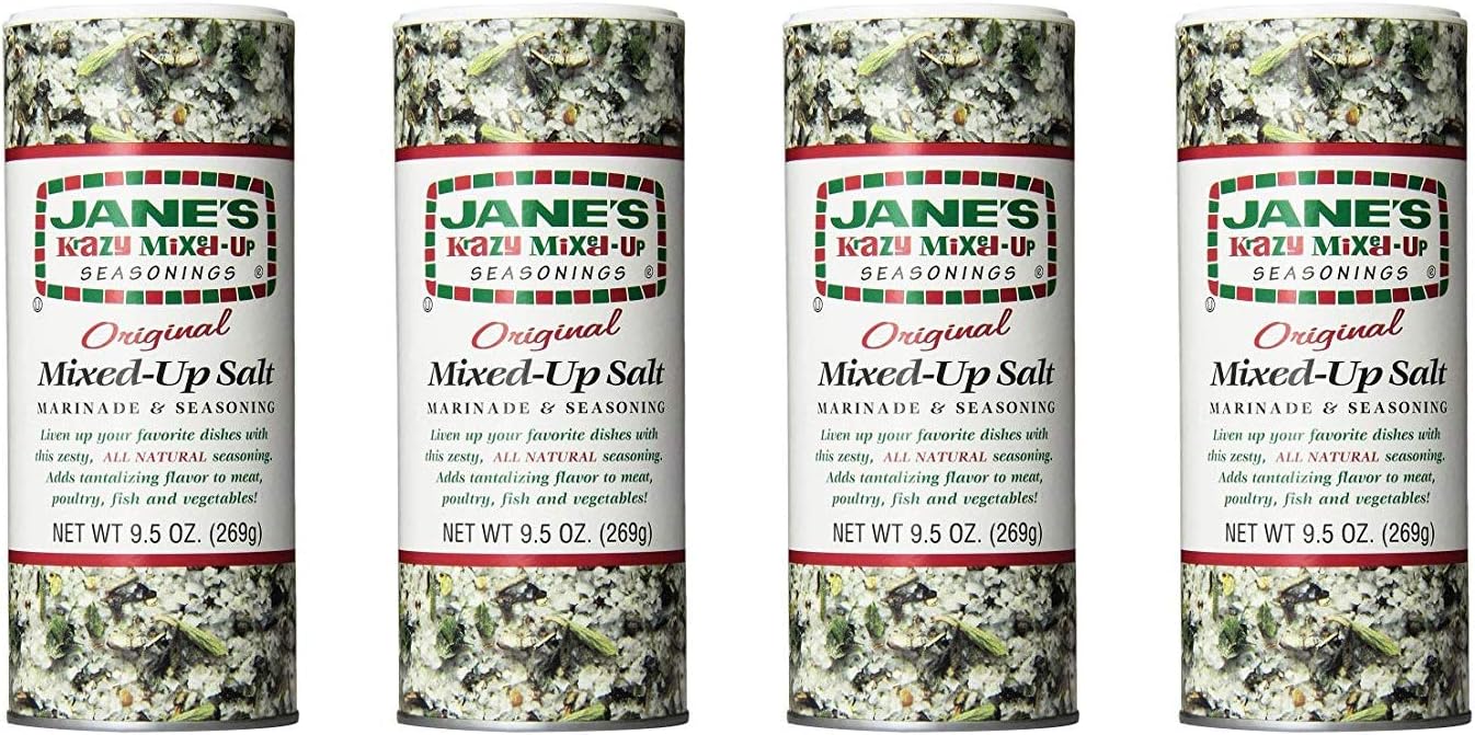 Amazon.com : Jane's Krazy Seasonings Mixed Up Salt, 9.5 Ounce (Pack of ...