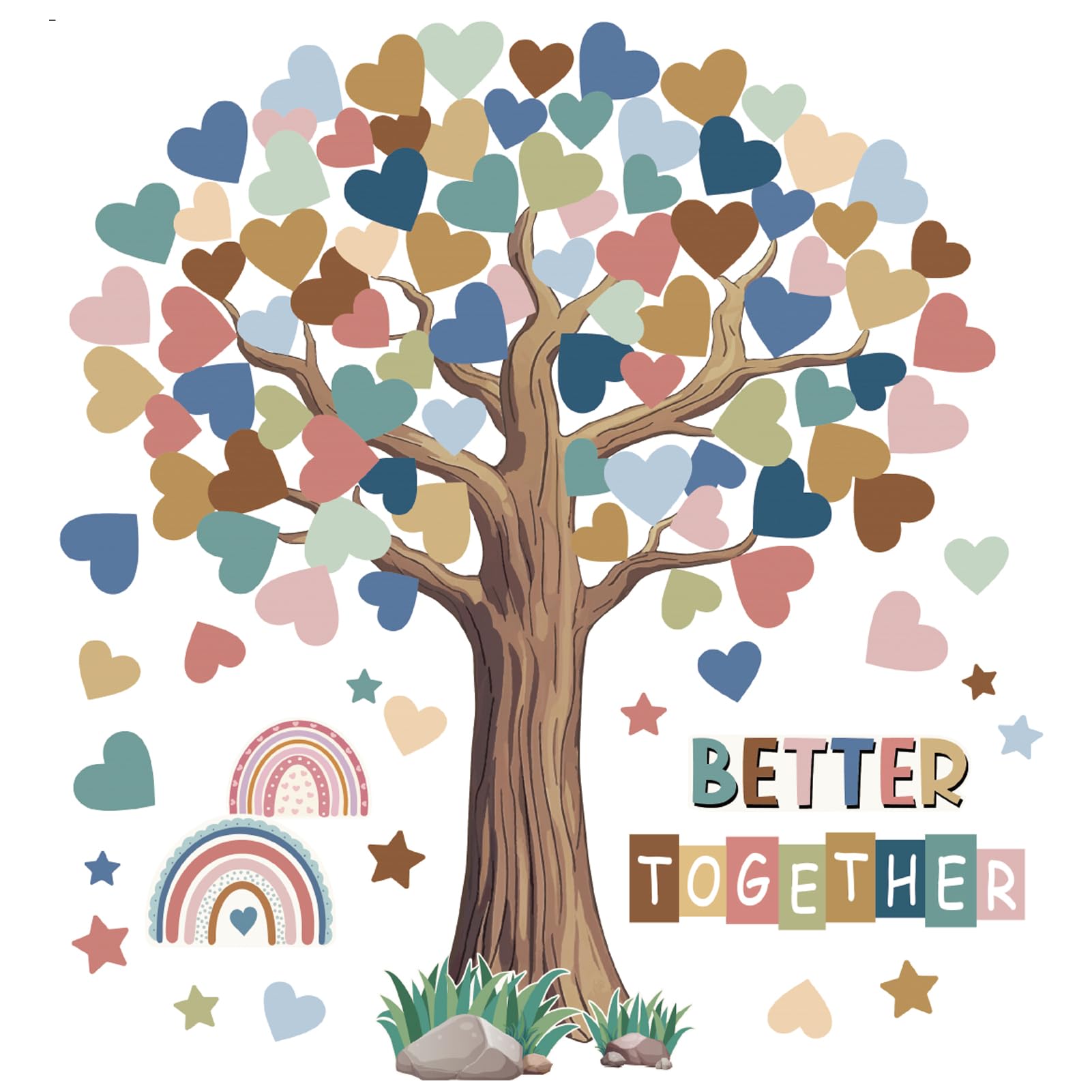 Snapklik.com : Adduster 108 Sheet Tree Bulletin Board Set - Classroom ...