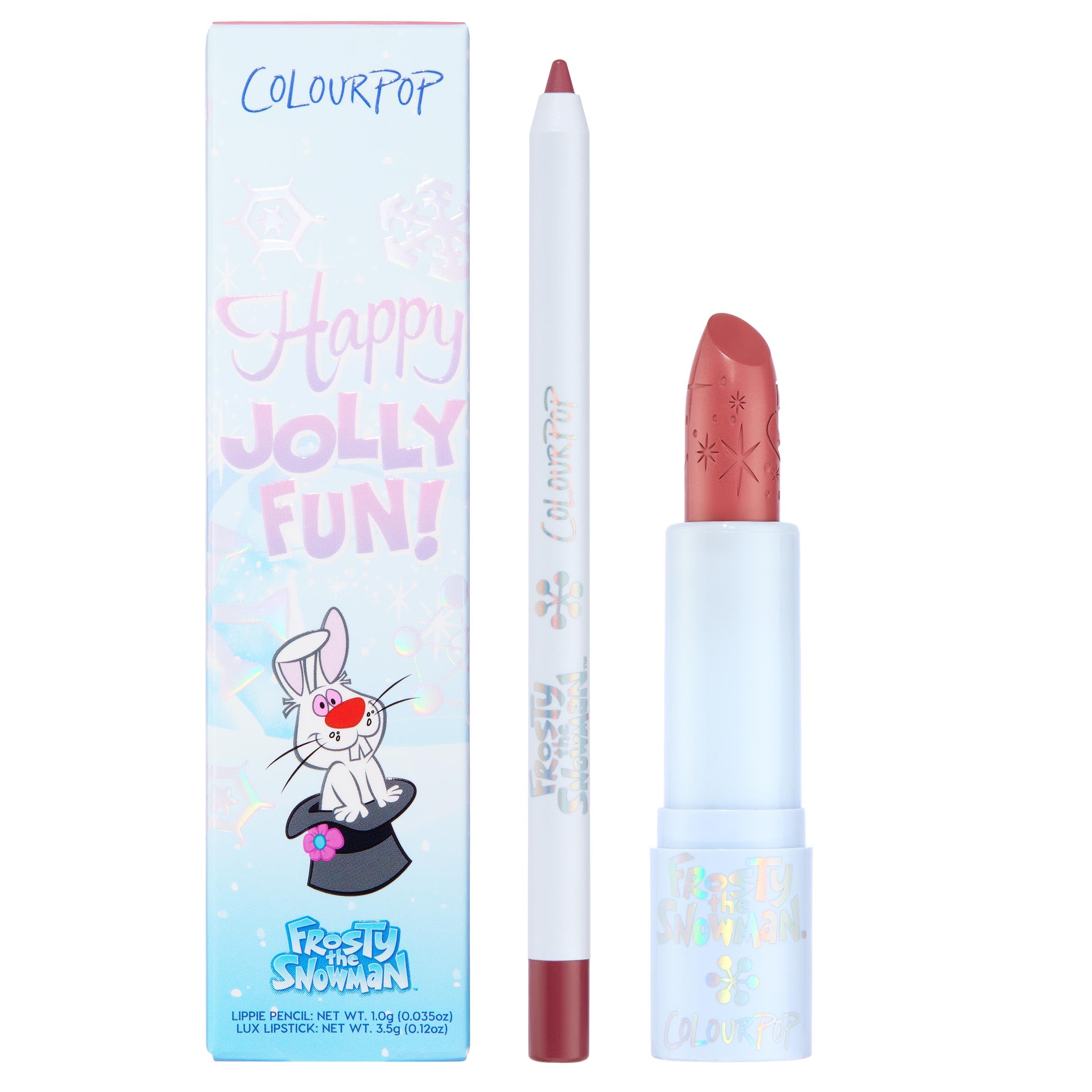 Amazon.com : Colourpop Frosty the Snowman x Happy Jolly Fun! Lip Duo ...
