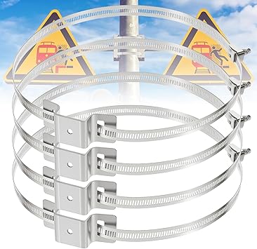 Amazon.com: zisiueel Adjustable Signs Mounting Brackets for Larger ...