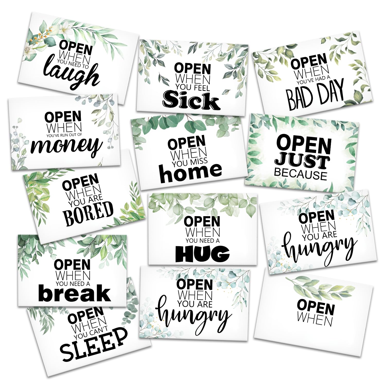 Amazon.com : Open When you Envelope Set for Him Her, College Care ...