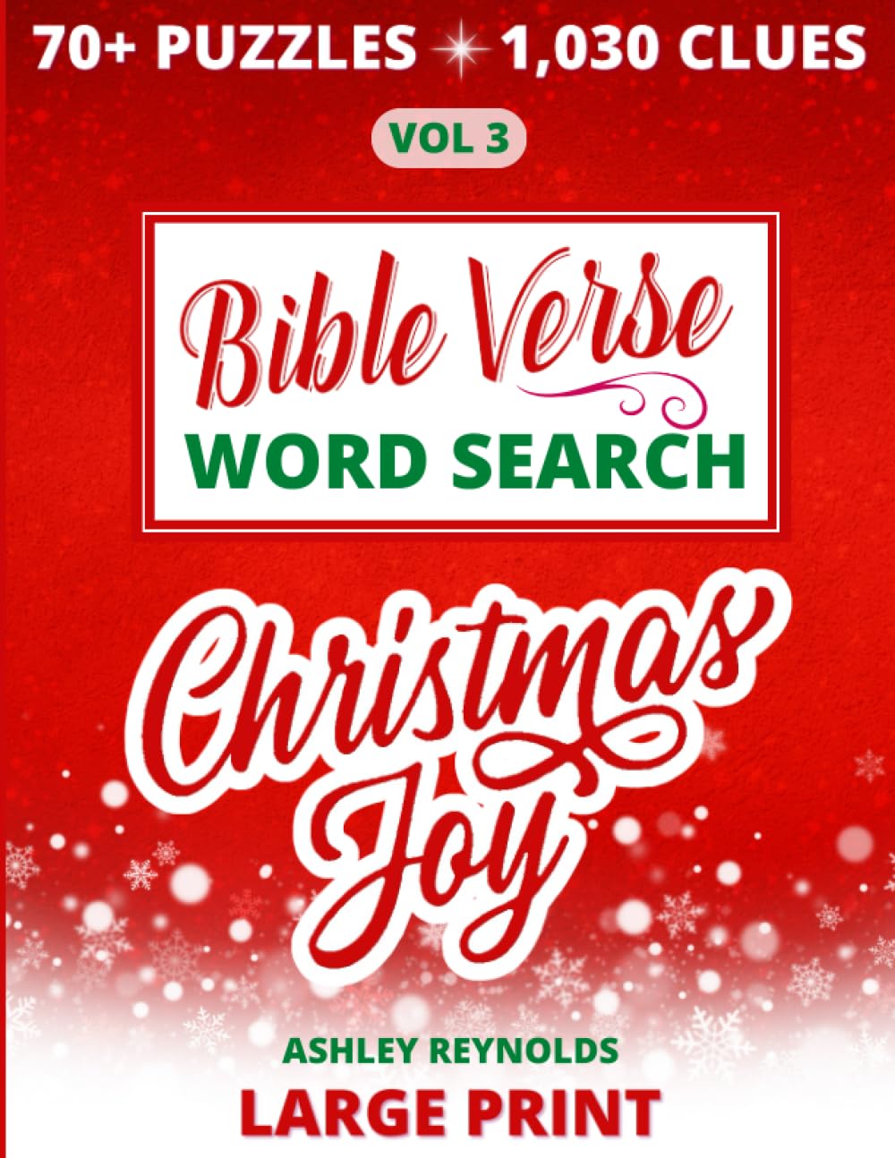 Amazon.com: Bible Verse Word Search Volume 3: Christmas Joy: Holiday ...
