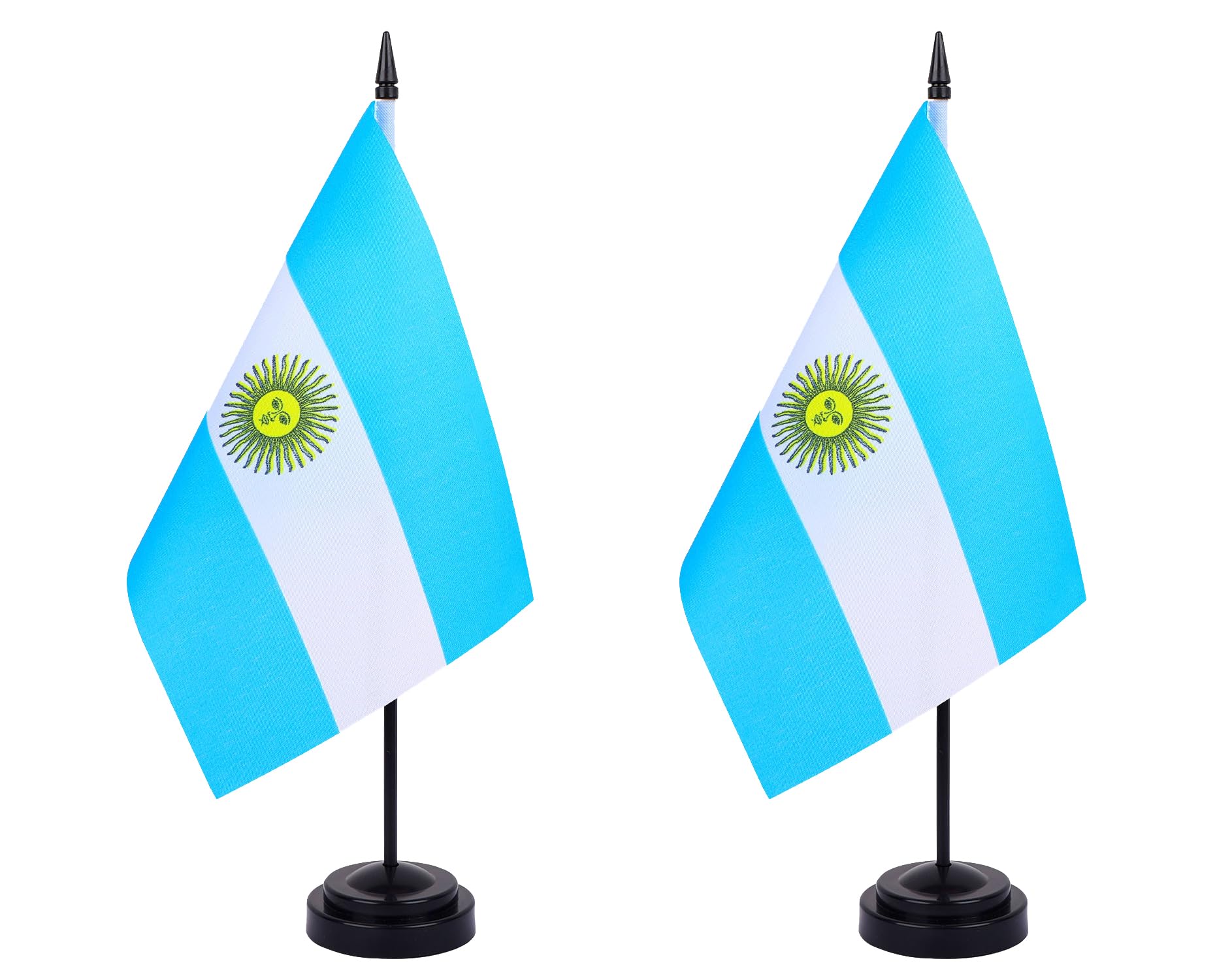 Snapklik.com : WXTWK 2 Pack Argentina Flag Argentina Deluxe Desk Flag ...