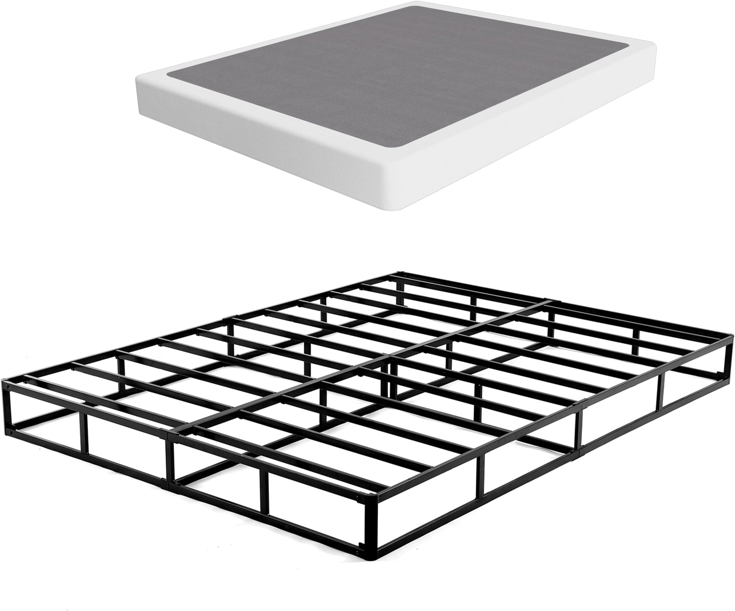 Amazon.com: NOAH MEGATRON 7 Inch Box Spring King, Low Profile Metal ...