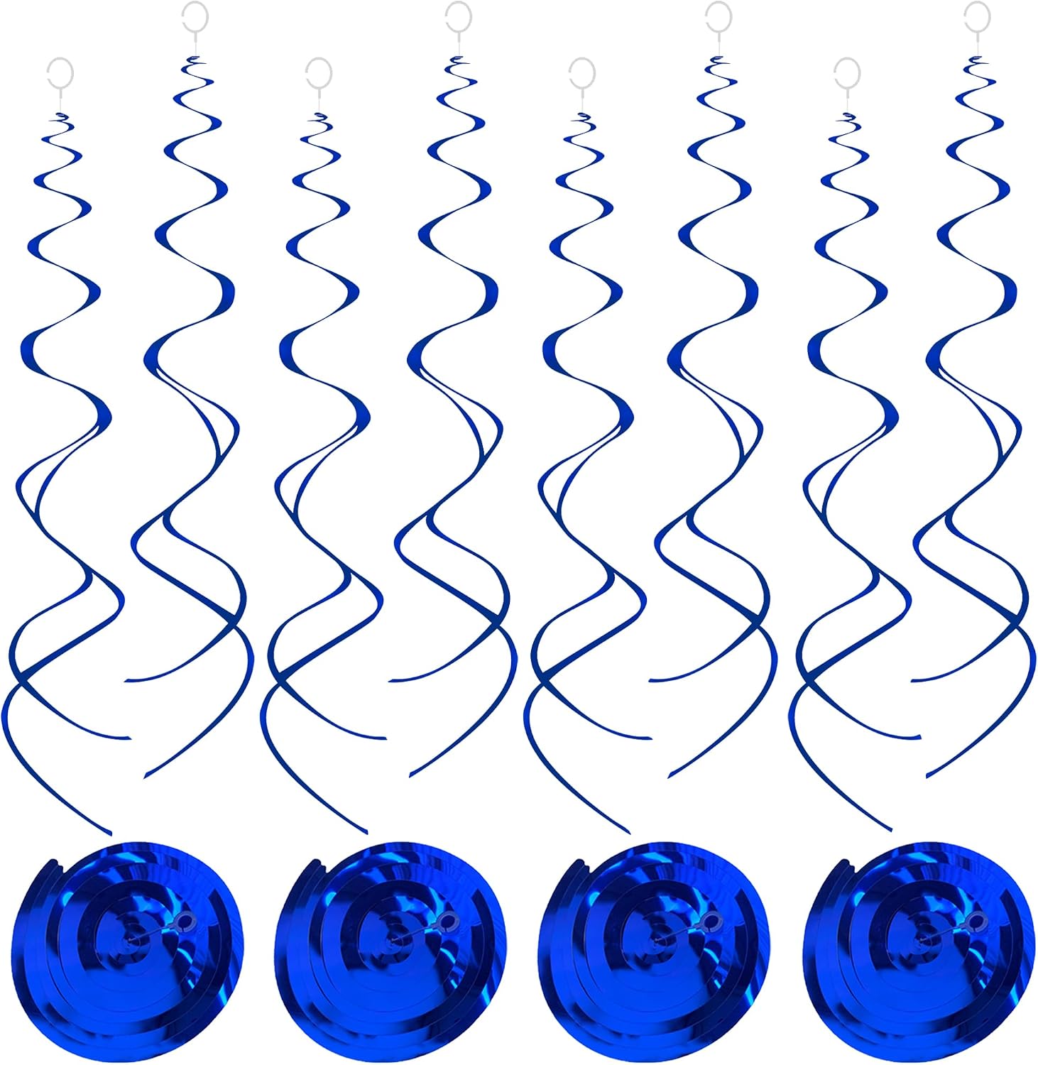 Amazon.com: Blue Hanging Swirls Party Decorations 30 pcs Ceiling Swirl ...