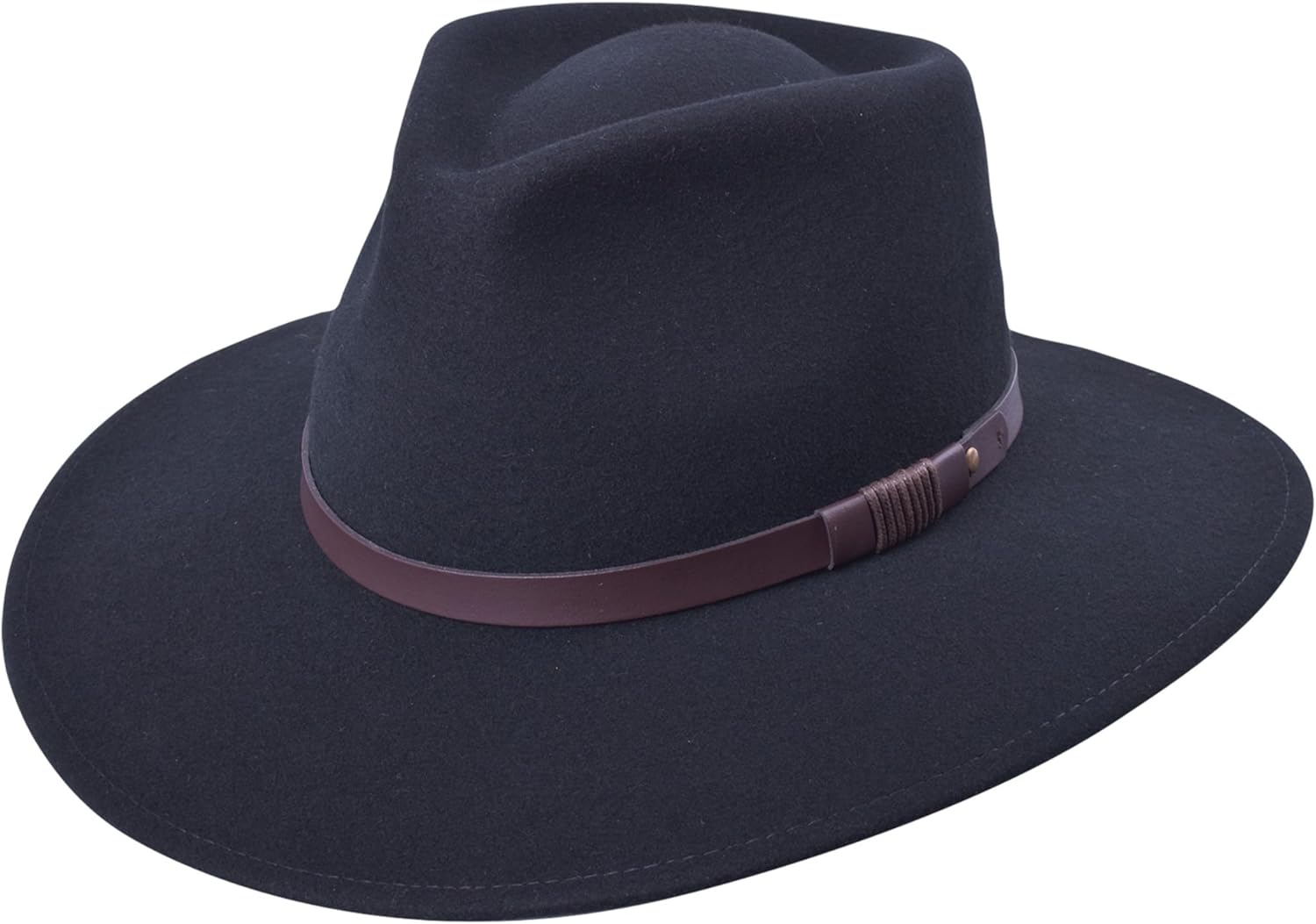 Bigalli Australian Hat for Women/Men 100% Wool Felt Outback Hat ...