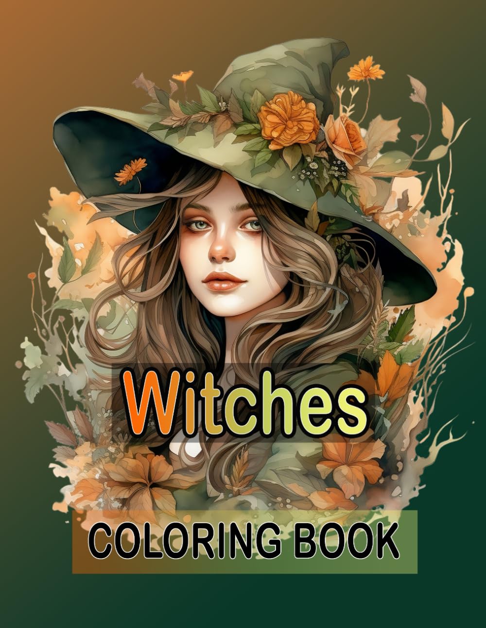 Witches Coloring Book: Fantasy Witches Coloring Book For Adults, Witchy ...
