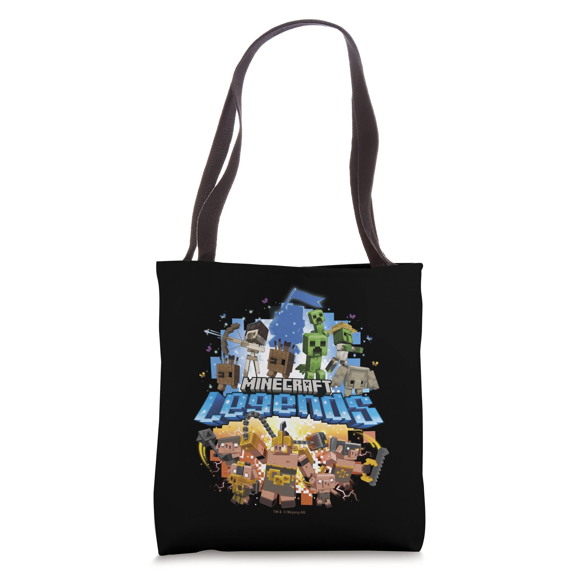 Amazon.com: Minecraft Legends Dual Army Epic Poster Tote Bag : Clothing ...