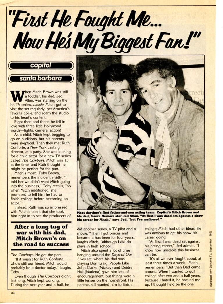 Amazon.com: Jed Allen 1 page original clipping magazine photo #N3428 ...