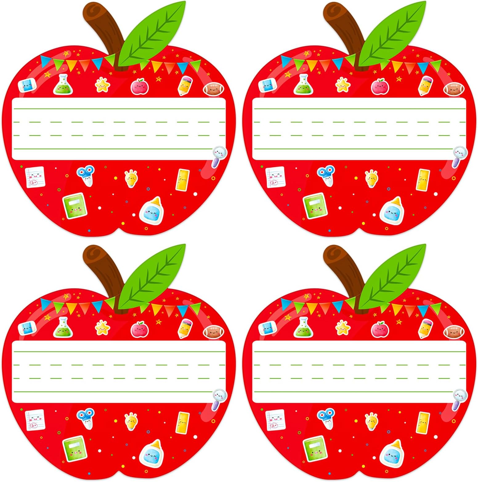 Amazon.com: JUESMOS 36PCS Name Tags Label Sticker Classroom Desk ...