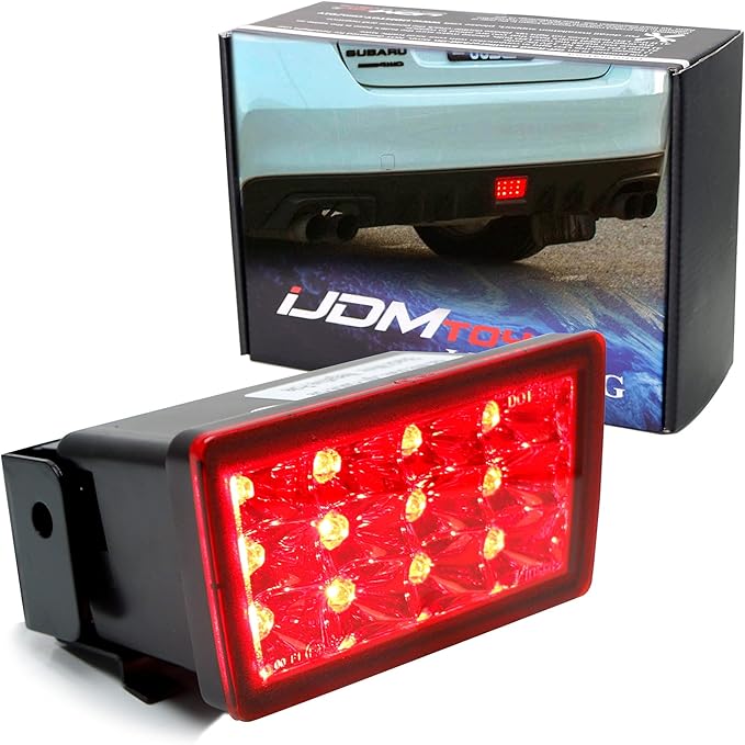 Amazon.com: iJDMTOY Red Lens F1 Style Full LED Rear Fog Light Kit ...