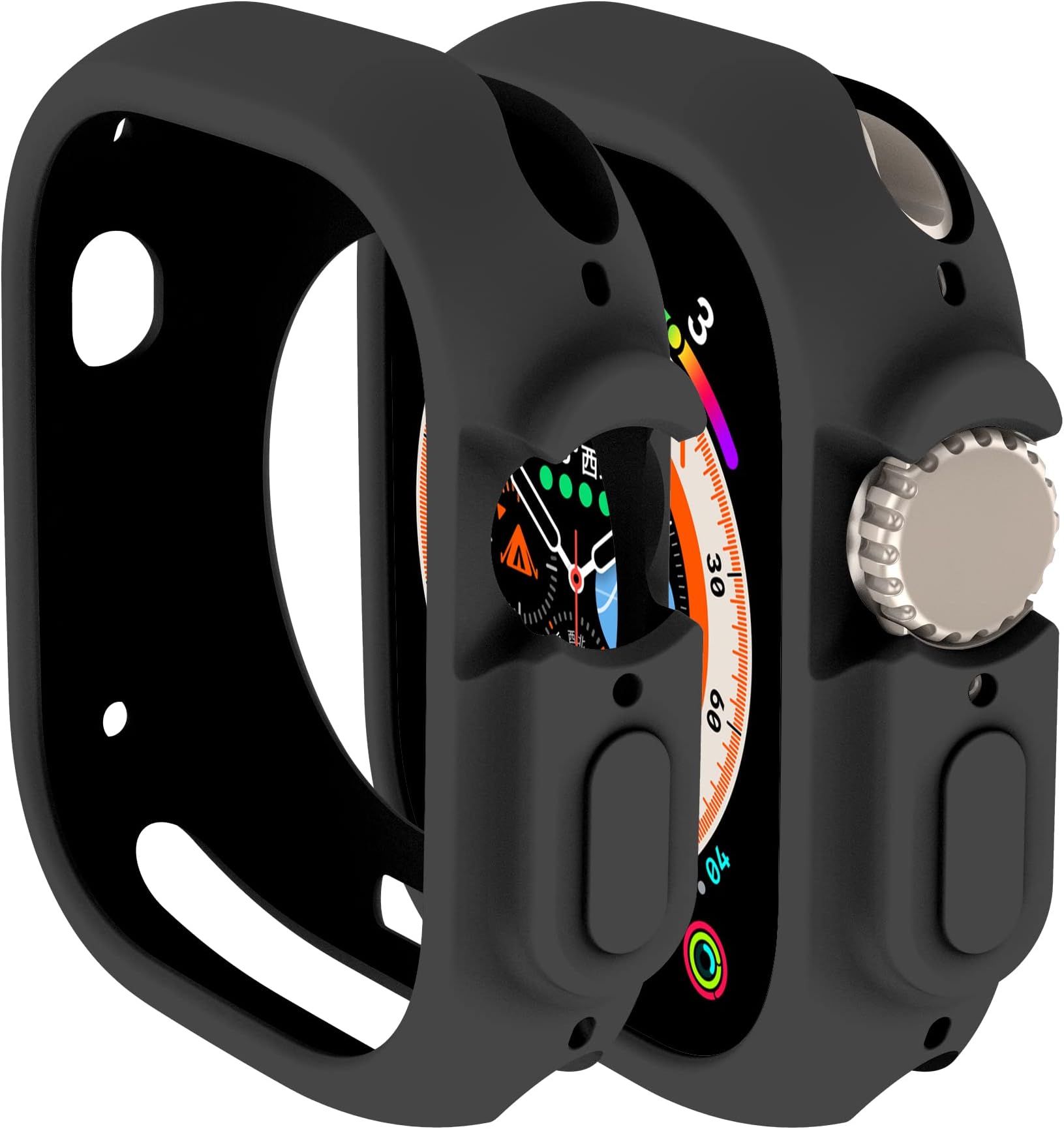 Amazon.com: Suoman 2-Pack for Apple Watch Ultra/Ultra 2 49mm Case ...