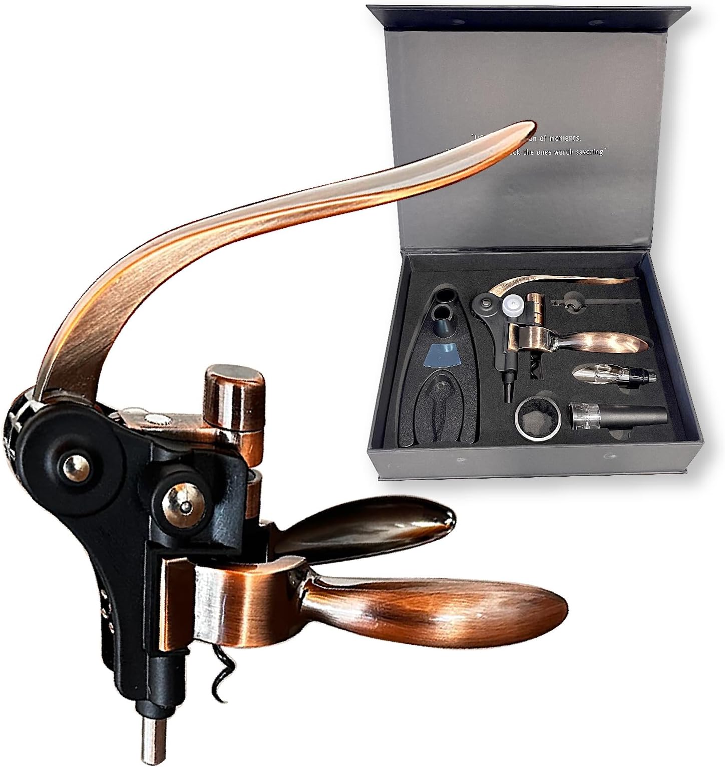 Destapacorchos, juego de sacacorchos de botellas de vino, descorchador ...