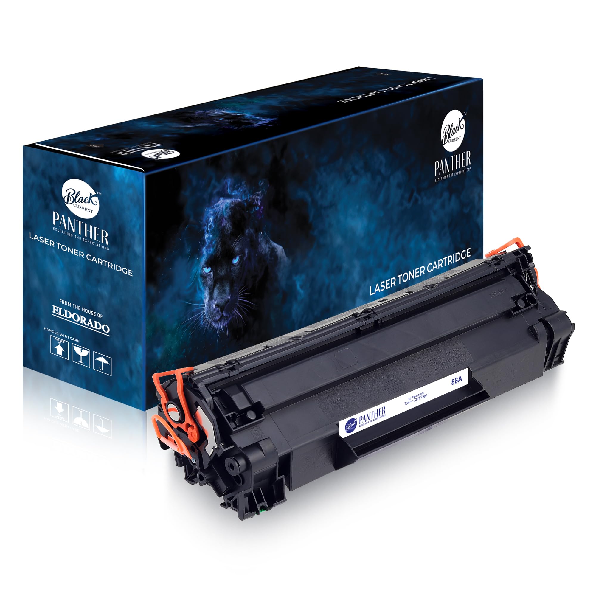 Black Current 88A Laser Printer Toner Cartridge for HP Laserjet Printer ...
