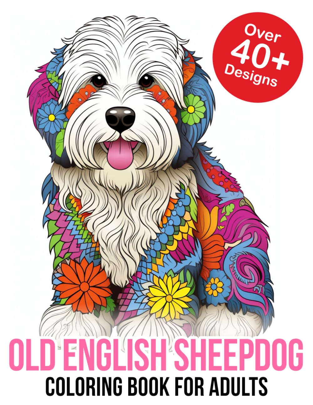 Amazon.com: Old English Sheepdog Coloring Book For Adults: Relax and ...