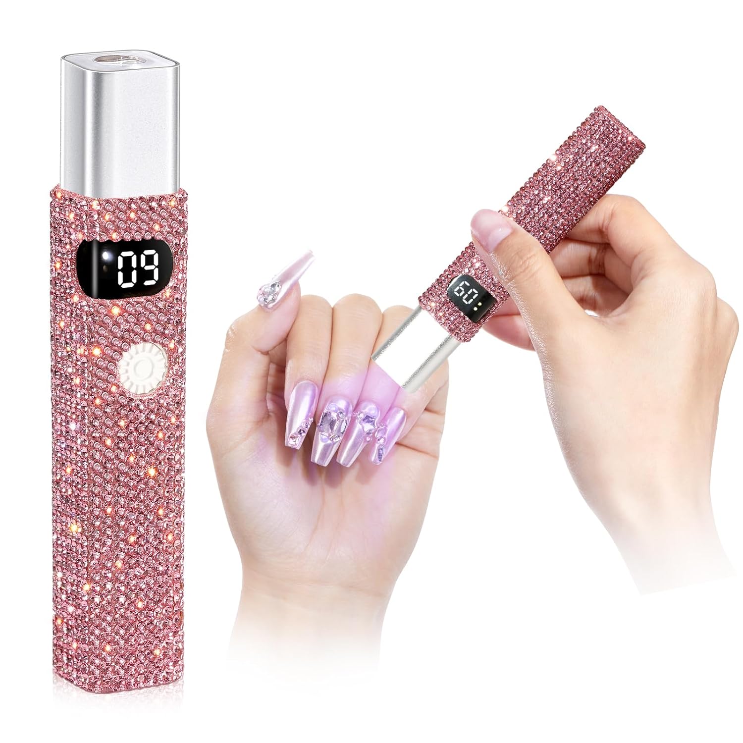 Amazon.com : CHRISTINE SHELLY Handheld UV Light, Mini Nail Light for ...