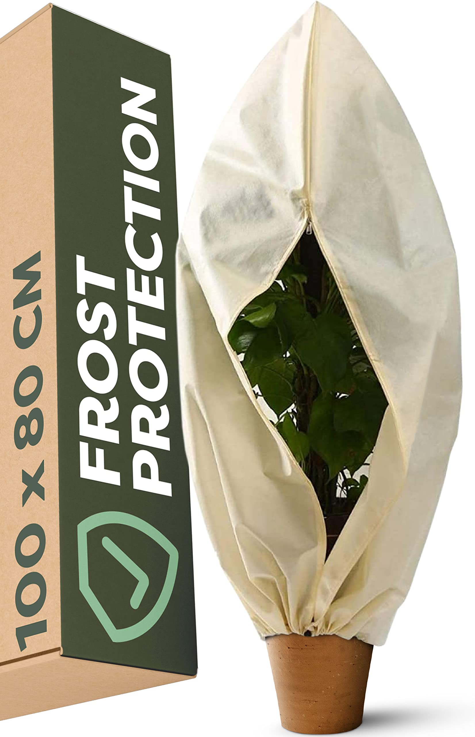 Praknu Frost Winter Protection Cover for Plants Small 100 x 80 cm ...