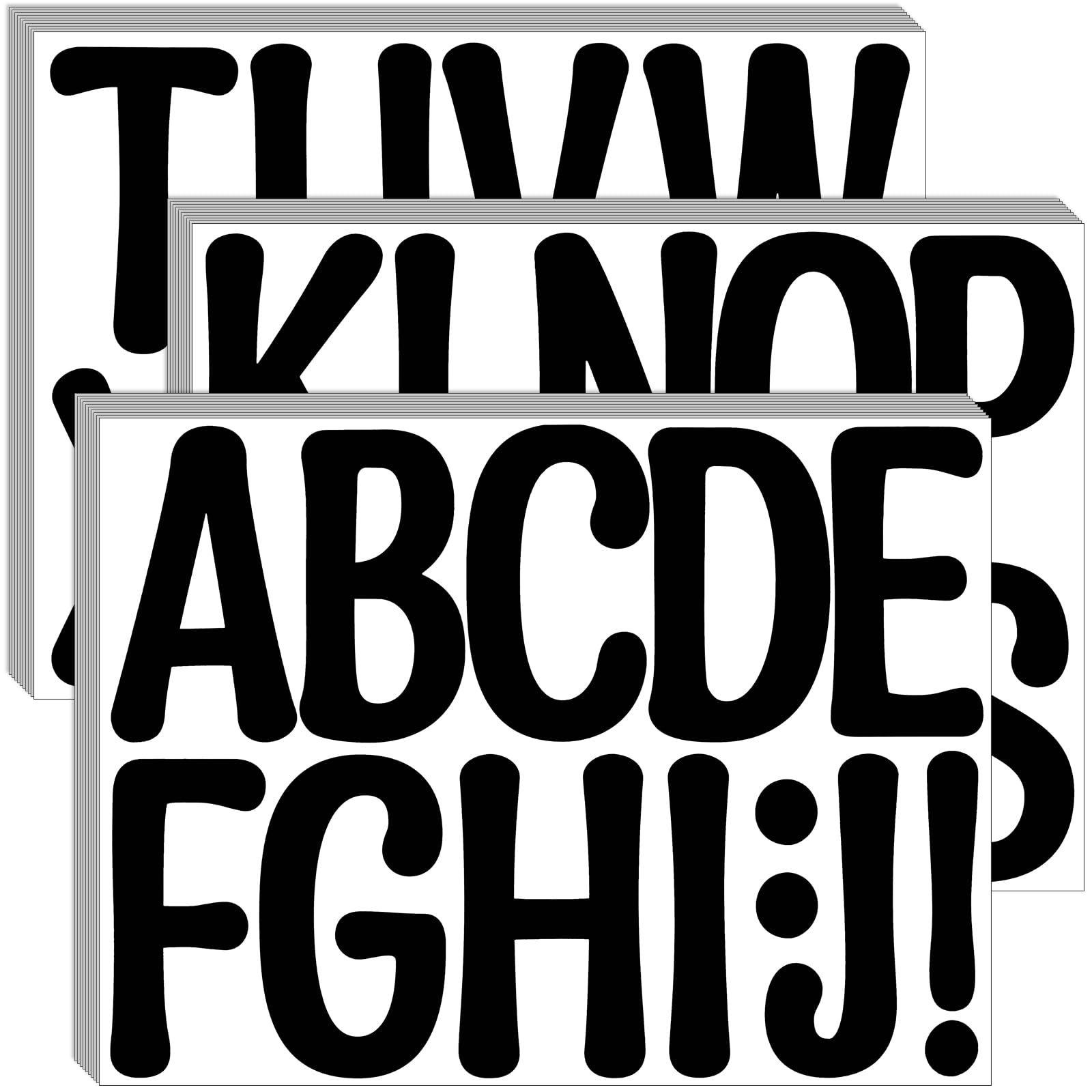 Snapklik.com : Bemeol 30 Sheets Large Letter Stickers 4 Inch Alphabet ...