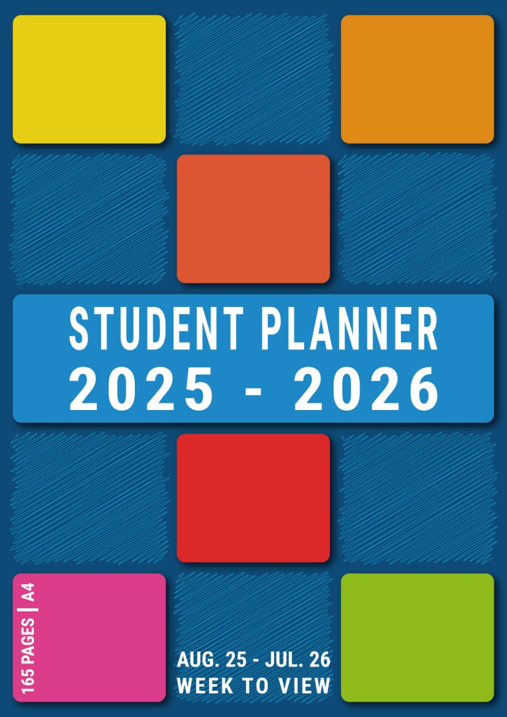 Student Planner 2025-2026: A4 Secondary School Homework Diary UK with ...