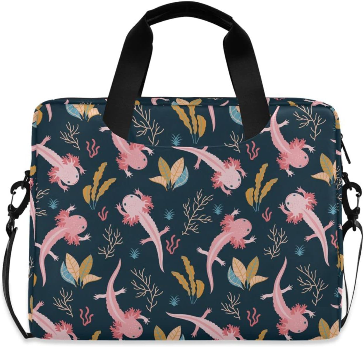 Amazon.com: DerlonKaje Axolotl & Sea Weed Aquarium Laptop Case 15.6 ...