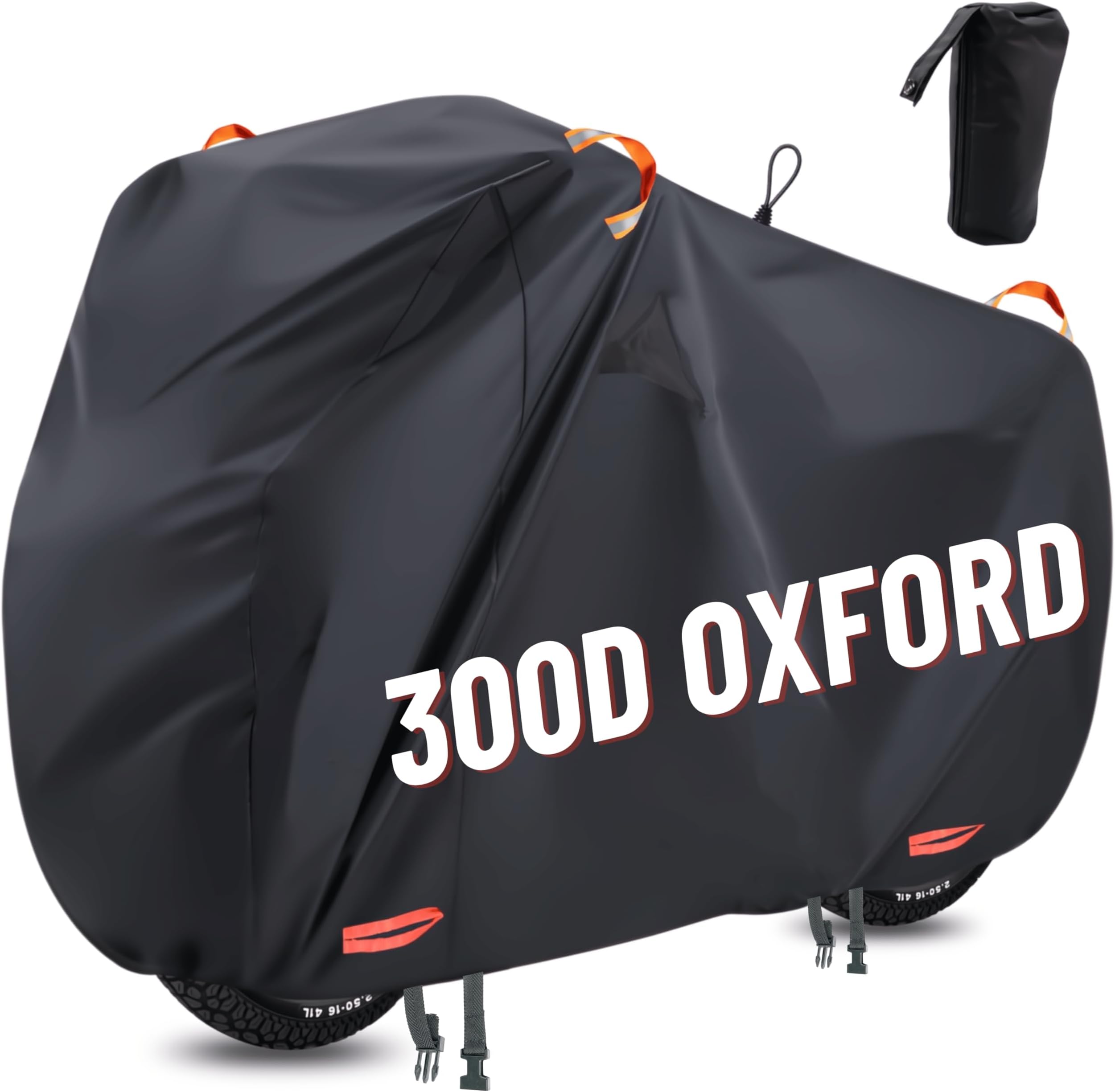 Amazon.com : Bike Covers Outdoor Storage Waterproof 300D Oxford ...