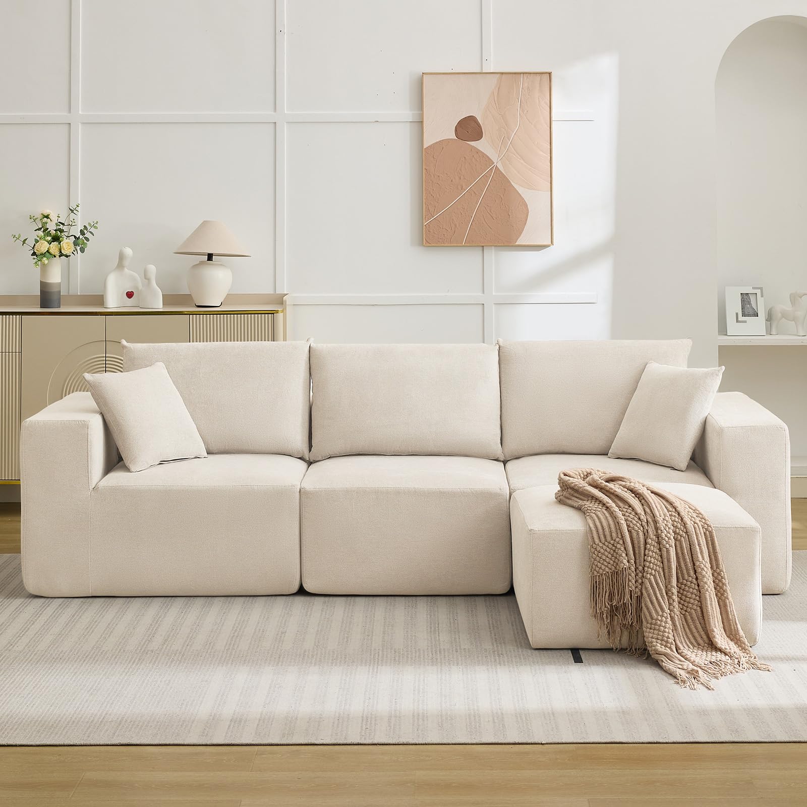 Amazon.com: 108”Modular Sectional Sofa,Sectional Modern Sleeper Sofa ...