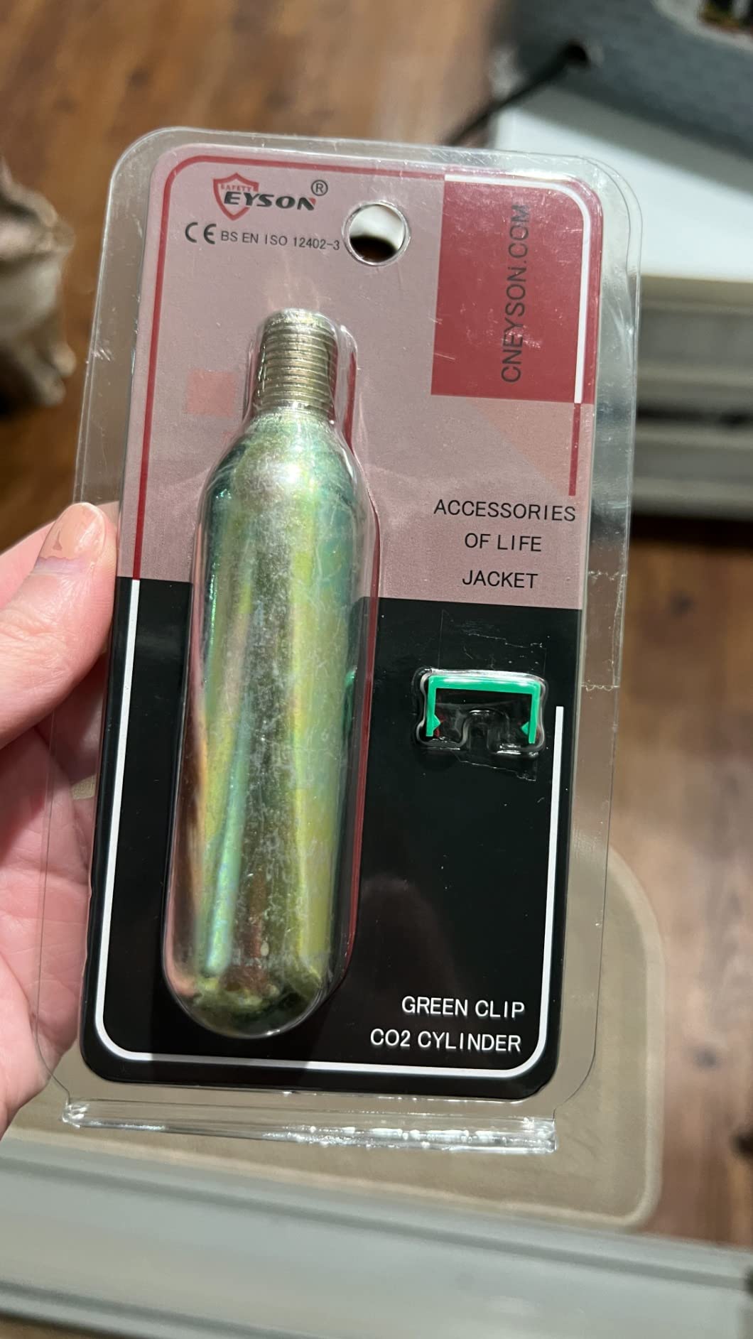 Amazon.com : Premium CO2 Cartridge for Life Jacket - Manual Version CO2 ...