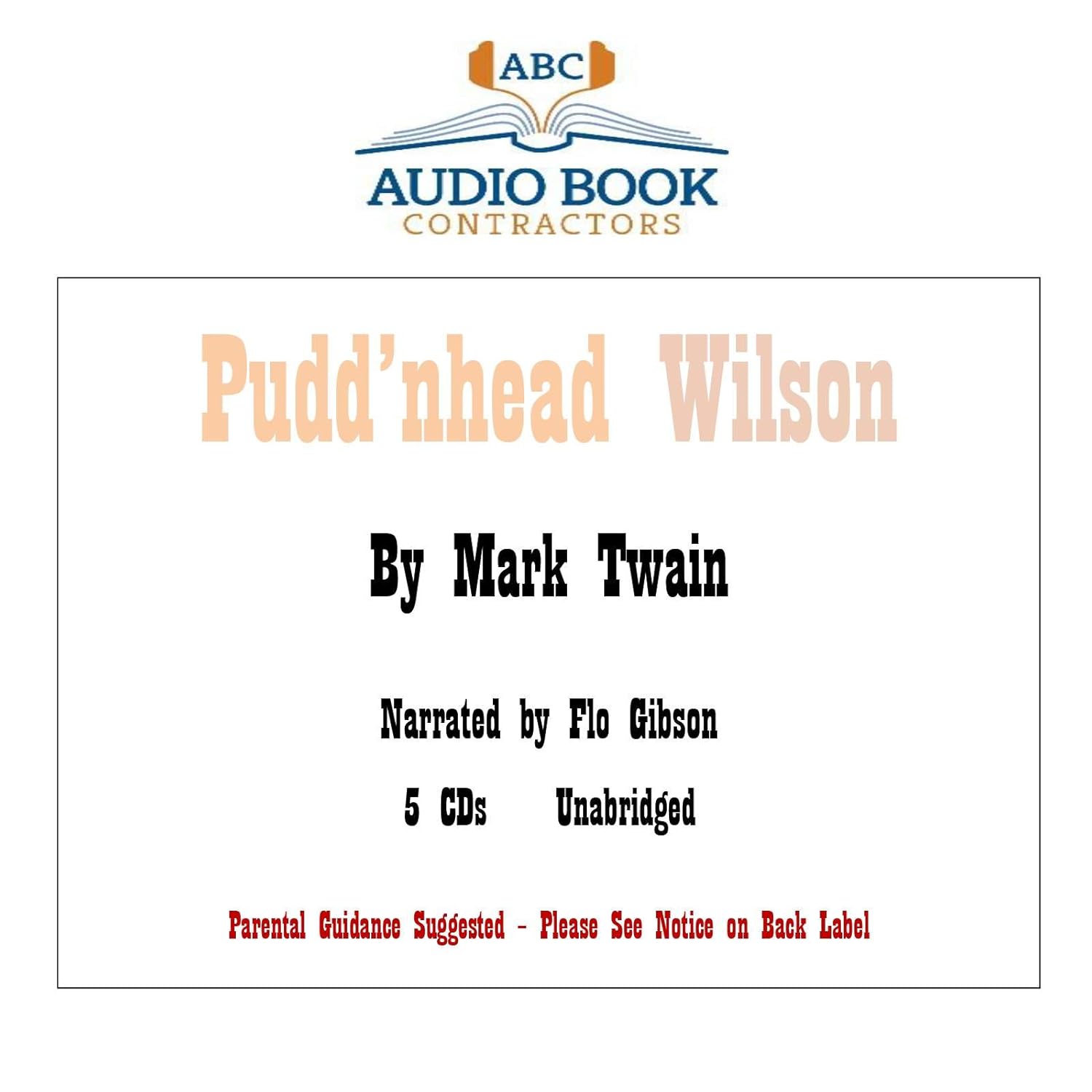 Amazon.com: Pudd'nhead Wilson (Classic Books on Cd Collection ...