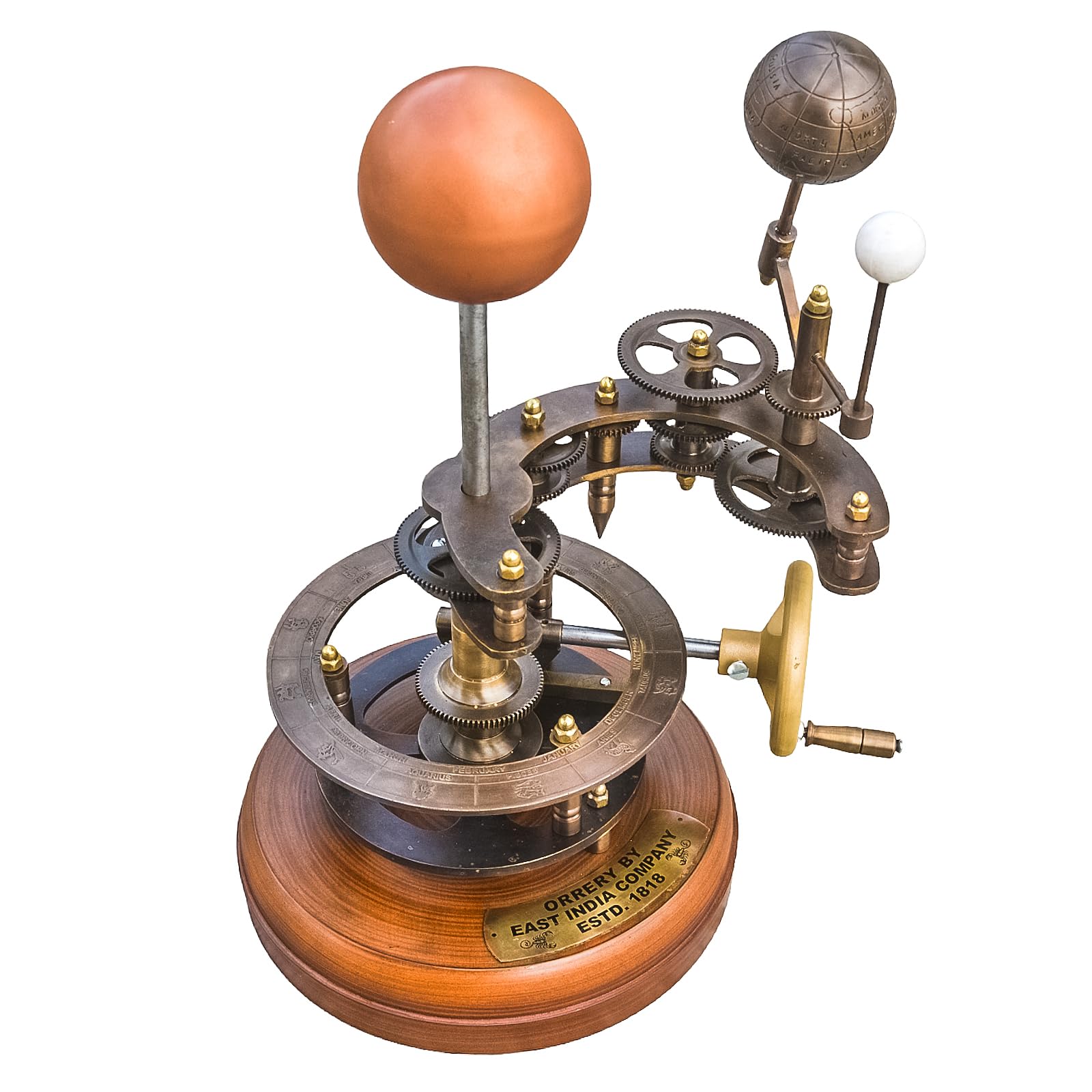 Brass Solar System Model