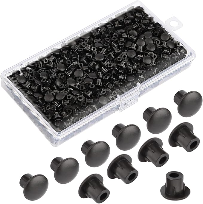 Drill Hole Cover Caps Plastic Hole Plugs M5 600pcs for Blanking ...