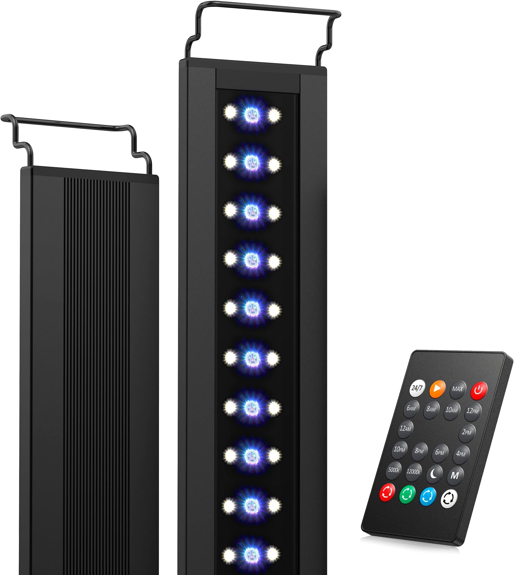 Hepo Aquarium Fish Tank LED Light Ultra Thin Aluminium Lamp Mounted Bar ...